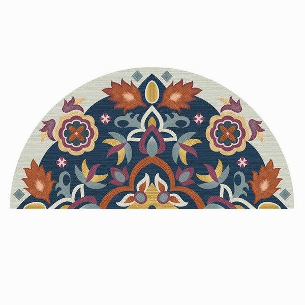 Tapis Rond Porte D'Entrée Multicolore | Mon Tapis Rond